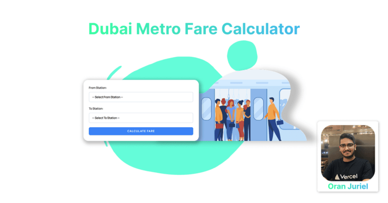 Dubai Metro Fare Calculator Tool: Instantly Check Your Fare - Oran Juriel